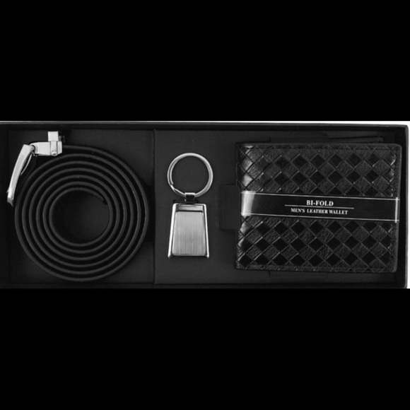 Accessories | Mens Wallet Belt Keychain Combo | Poshmark